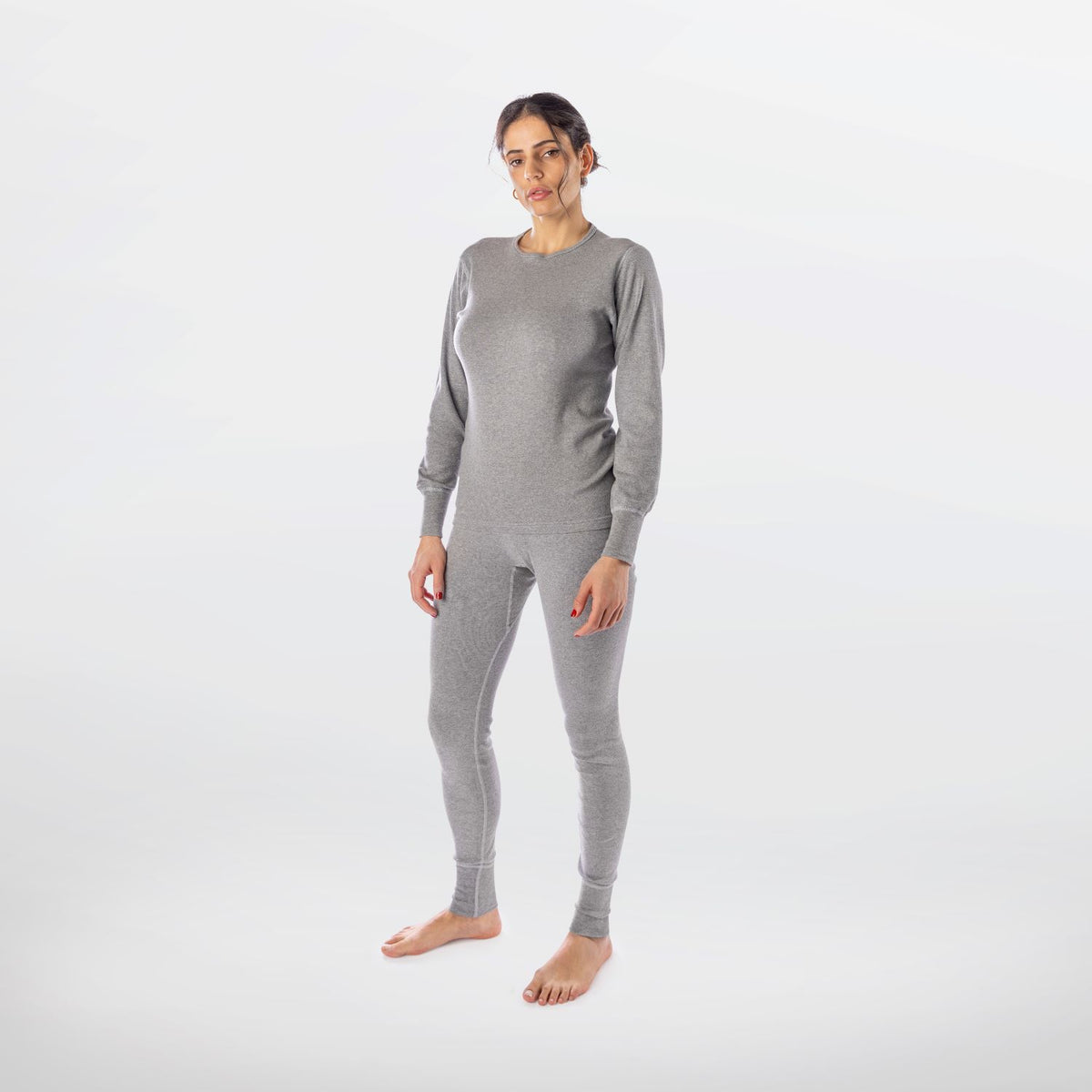 Women's Base Layer Top Chill Chasers Cotton Rib