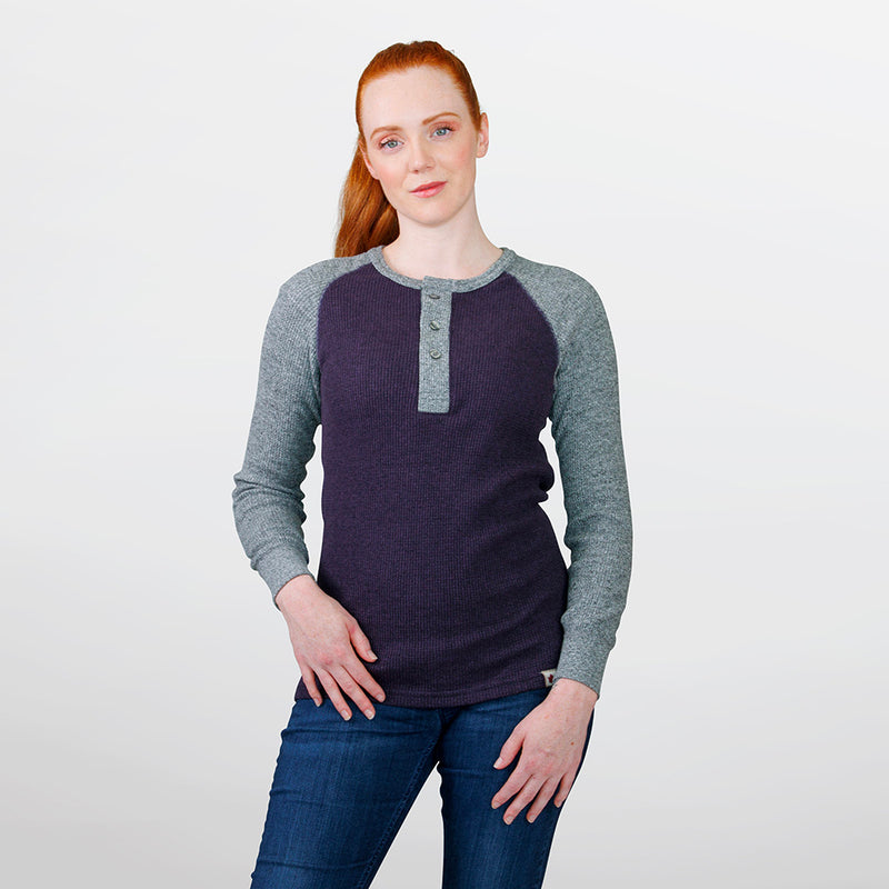 Women's Sweater Henley Collection (Waffle Knit) | Stanfields.com ...