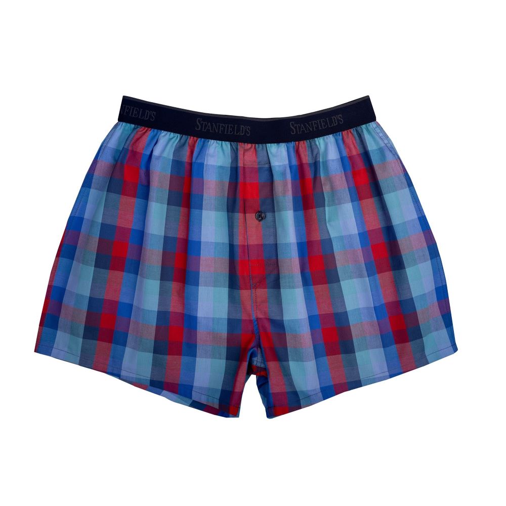 Boxer Short Modern Fit Woven Plaid